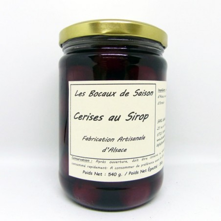 Cerises au sirop